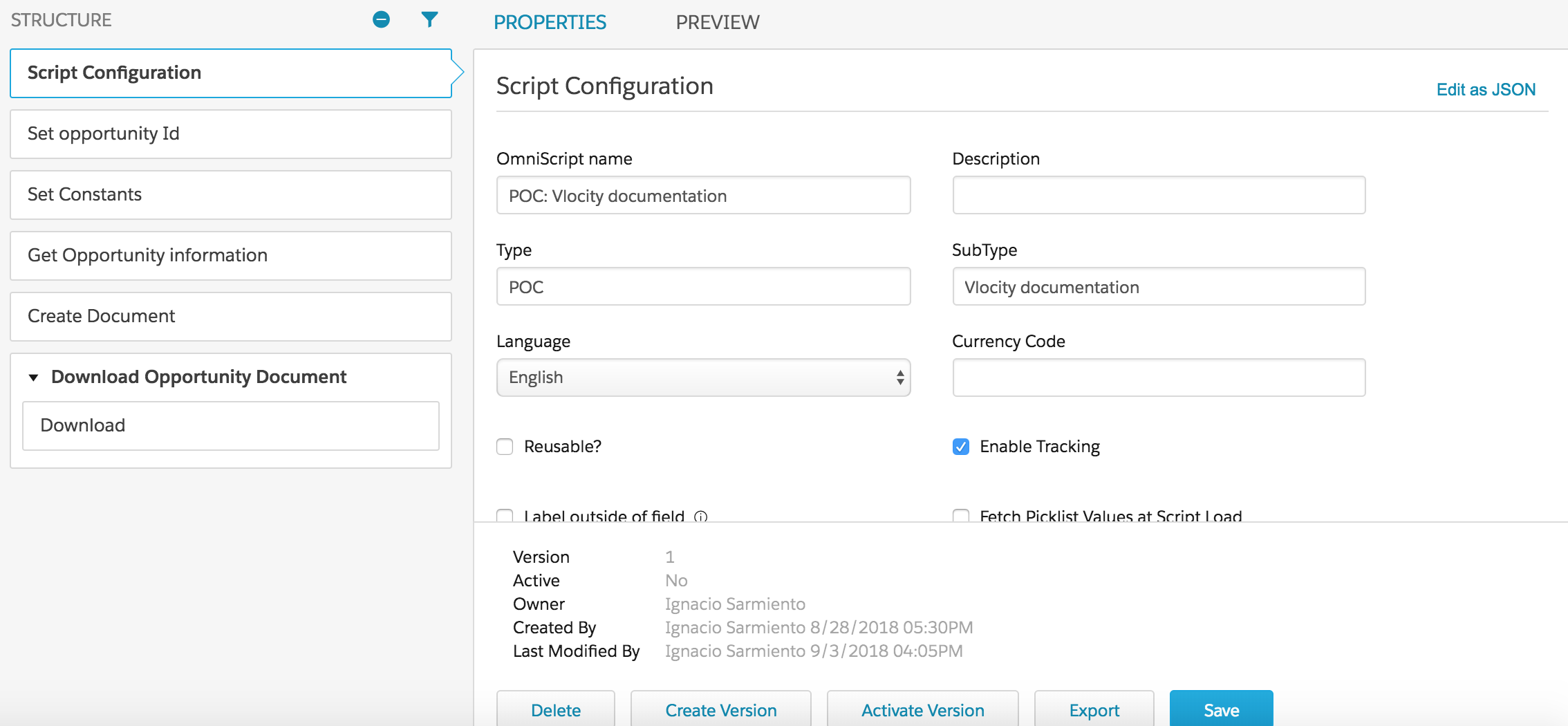 Generate a PDF with an Omniscript – Salesforce Ignacio Sarmiento