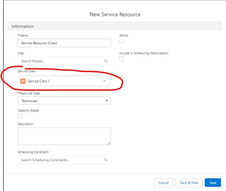 Assign a Service Appointment to a Service Crew in Field Service ...